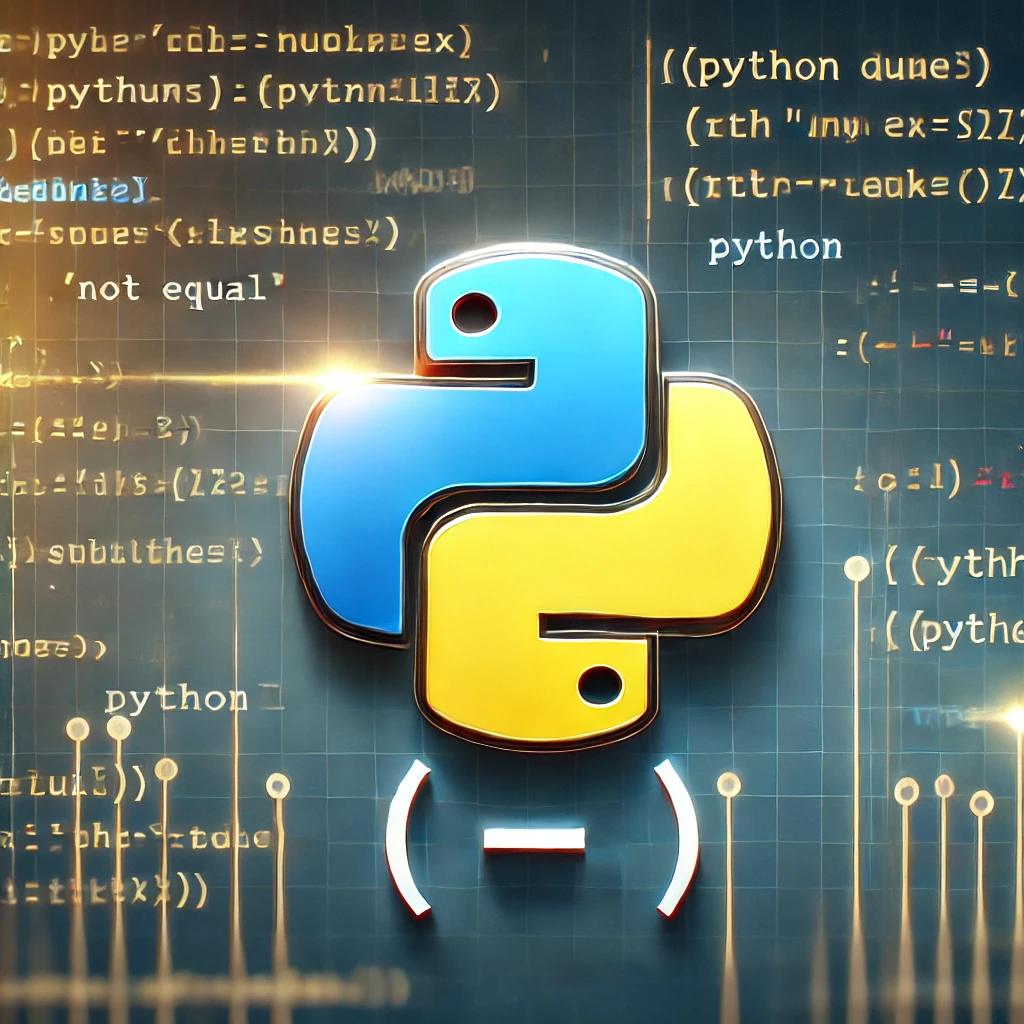 Python 不等於（ ）運算子的用法｜初學者完整指南 Pythonプログラミングの世界